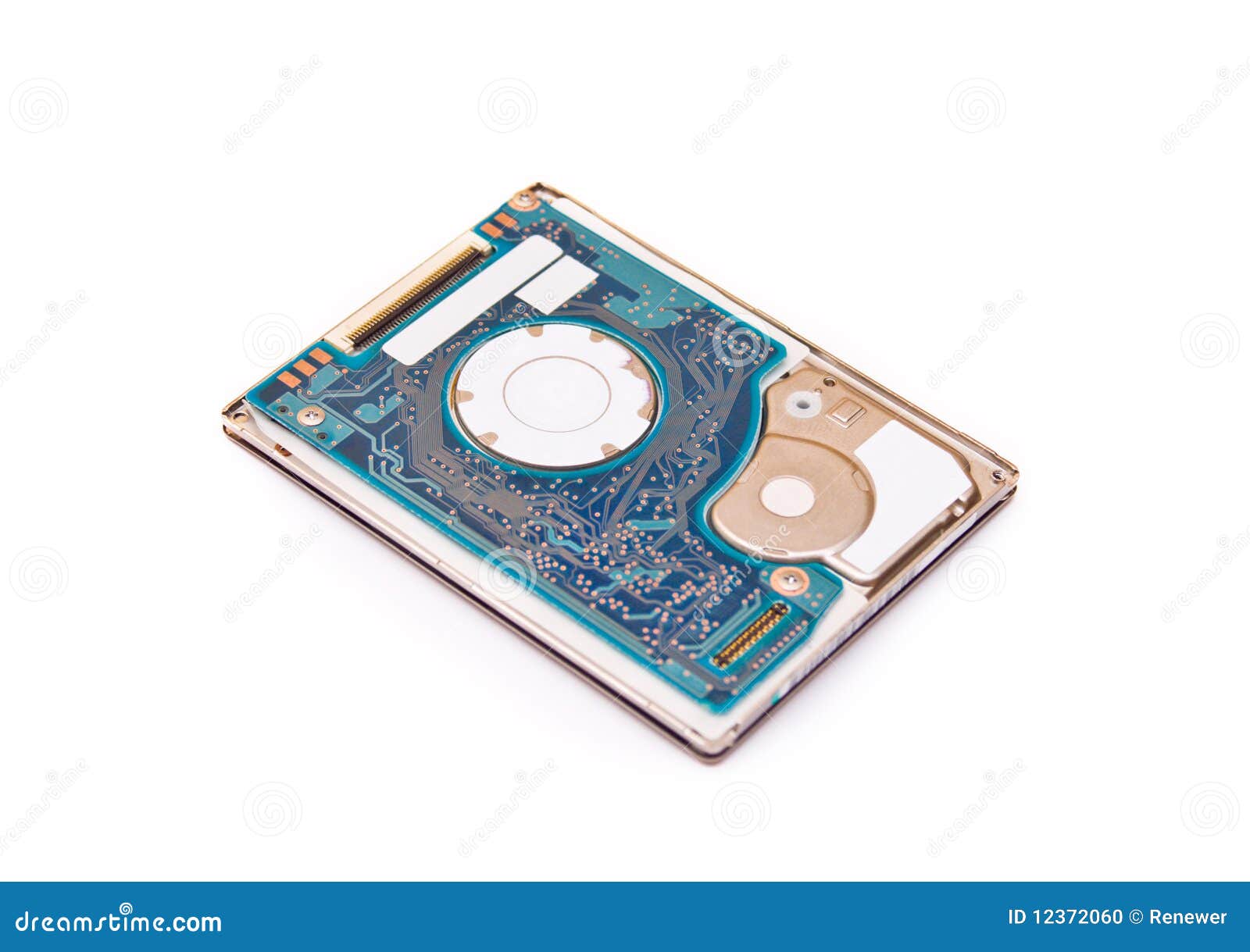 Hard Disk Drive Isolated on White Stock Photo - Image of drive, server ...