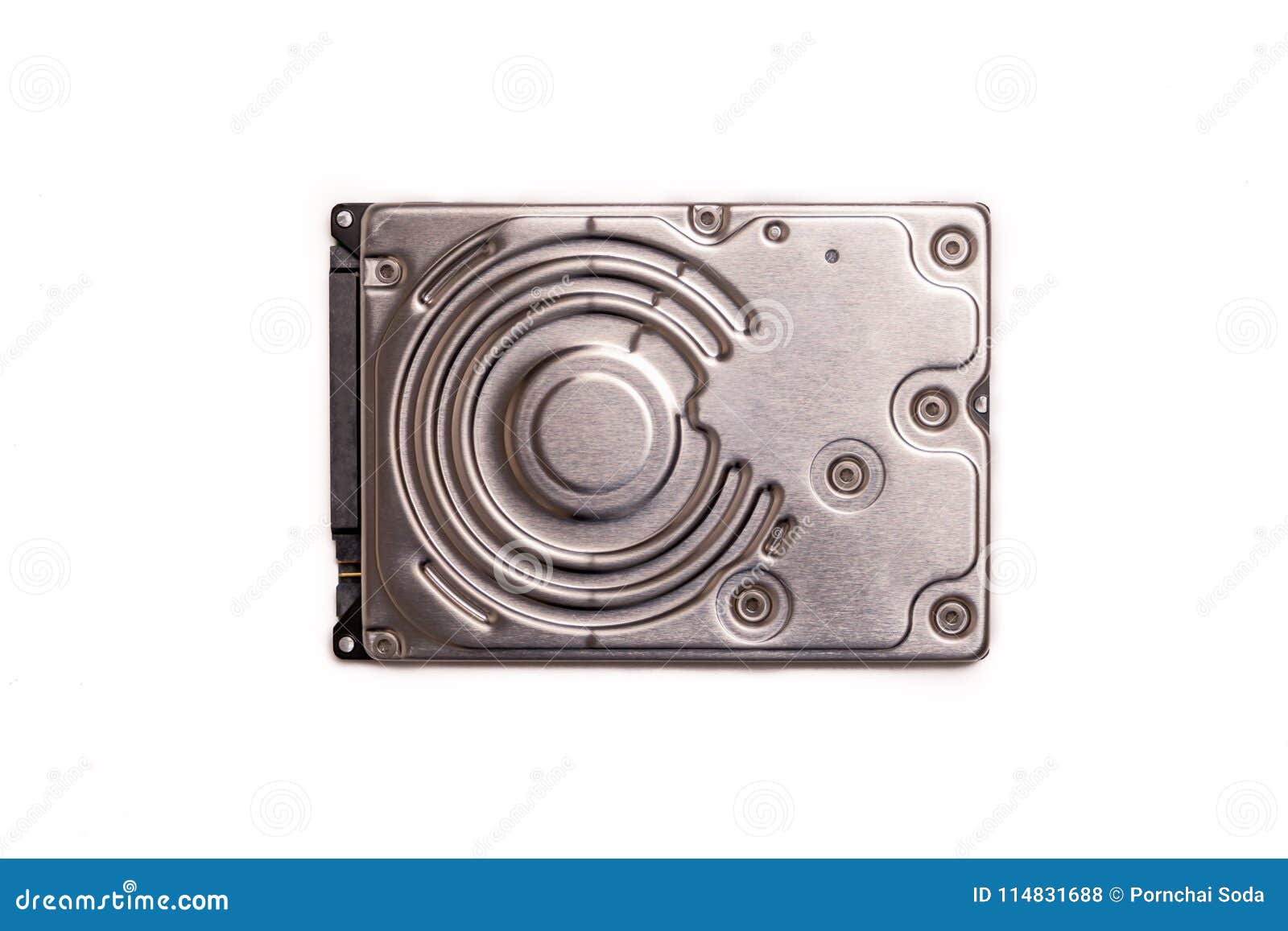 Hard Disk Drive Isolated on White Background Stock Photo - Image of ...