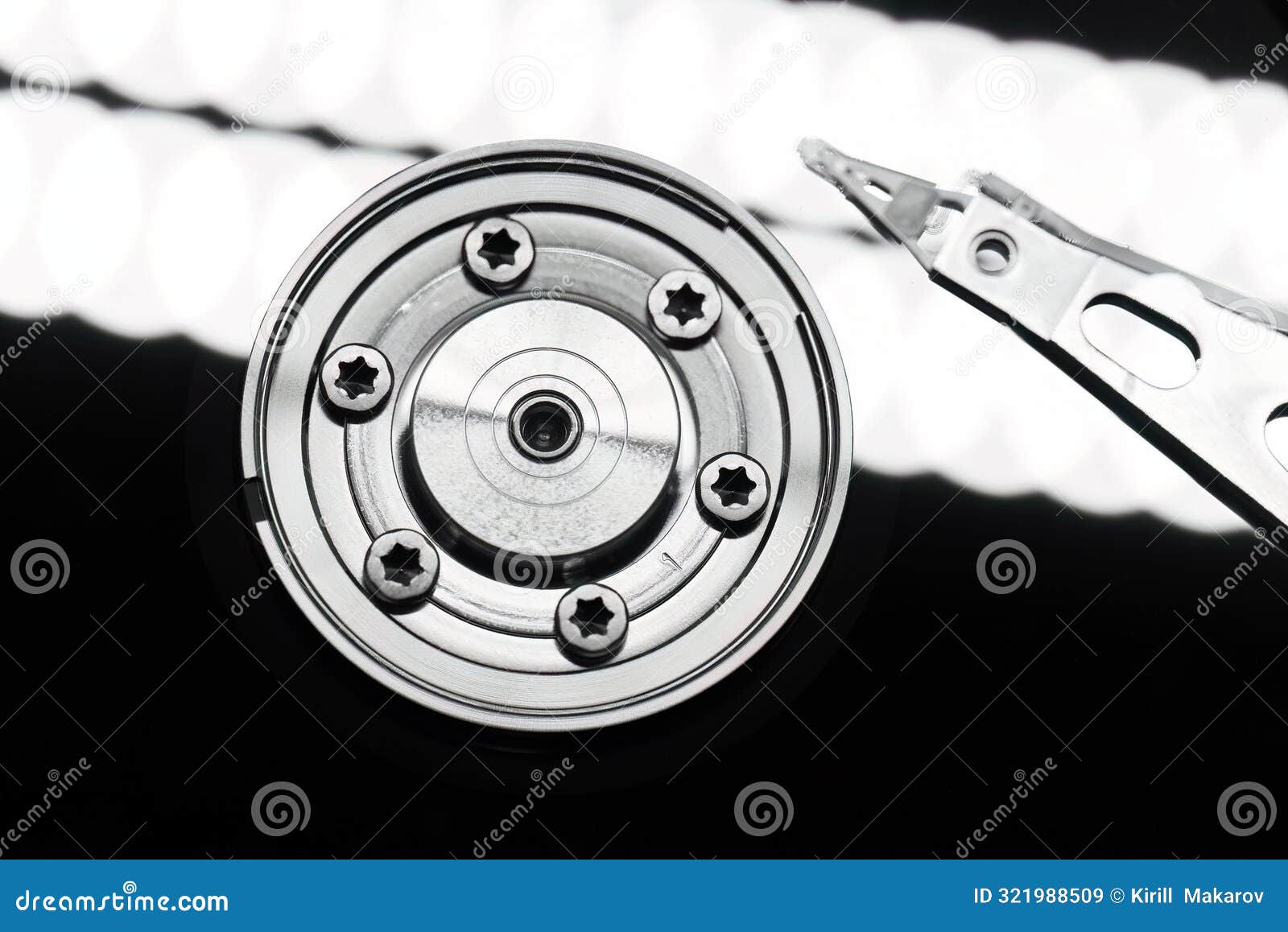 Old HDD Or Hard Disk Drive Antique Storage With Pink Stethoscope ...