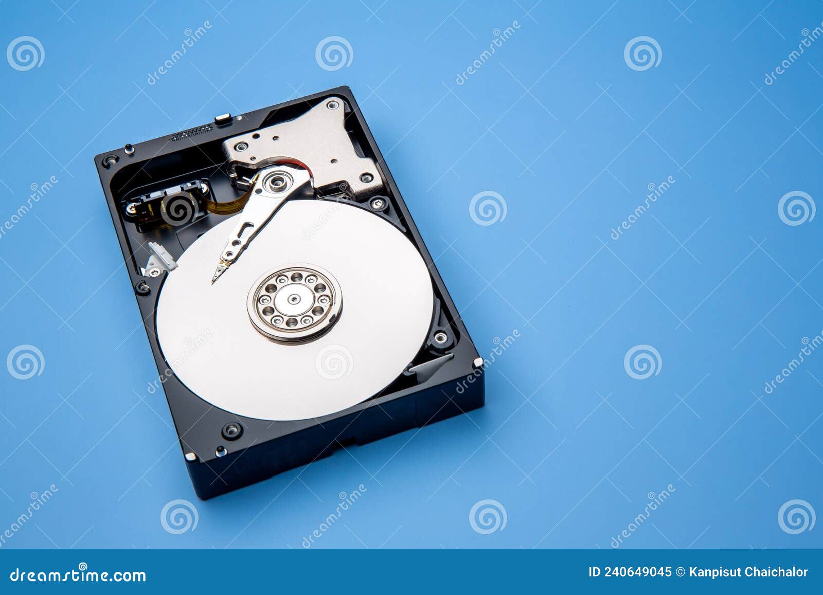 Hard Disk Drive and Open Cover. Computer Hardware, Hard Disk, Storage ...