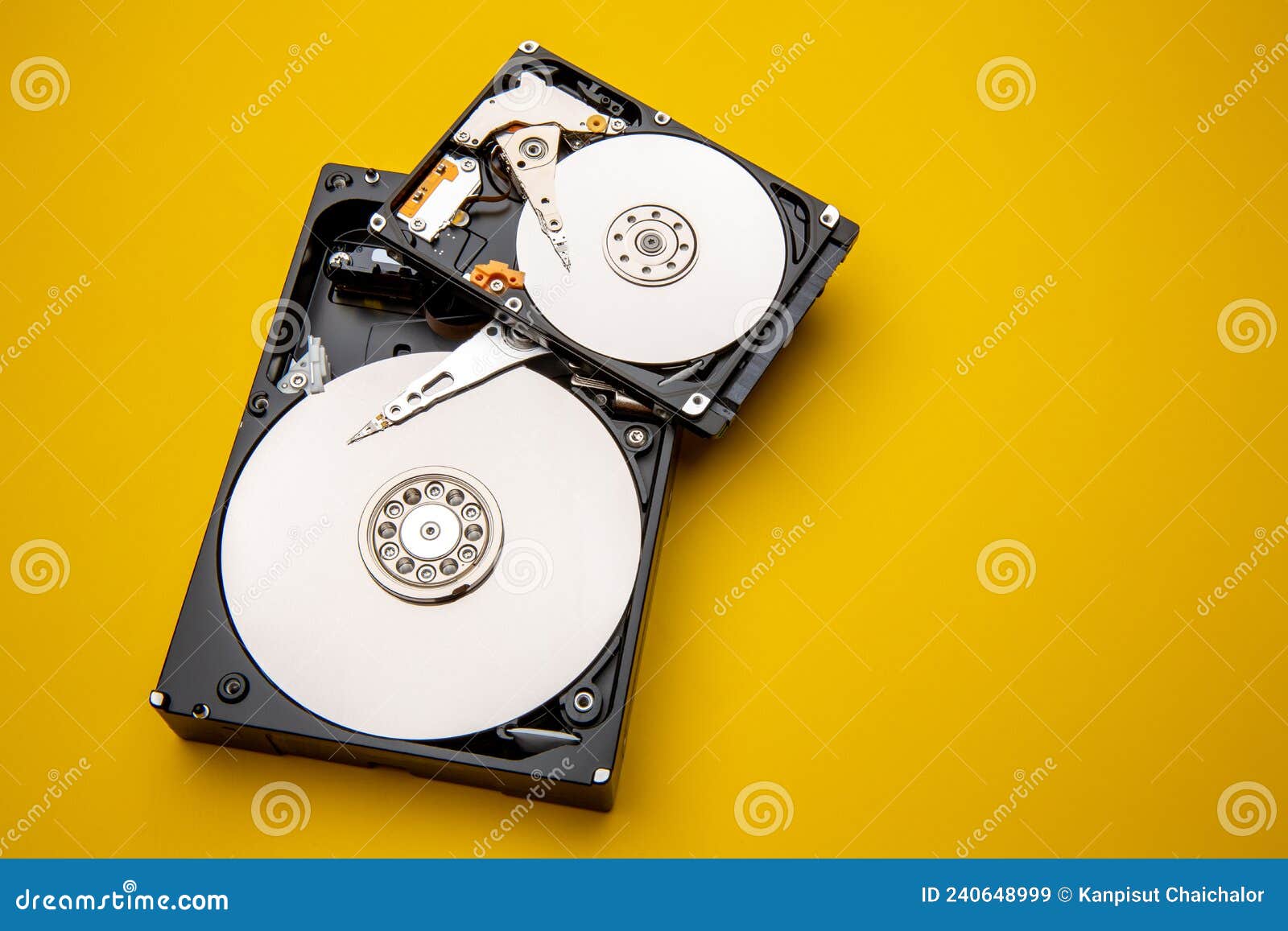 Hard Disk Drive and Open Cover. Computer Hardware, Hard Disk, Storage ...