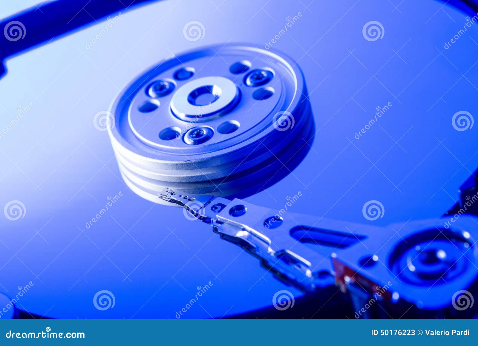 Hard disk drive plate stock image. Image of delicate - 50176223