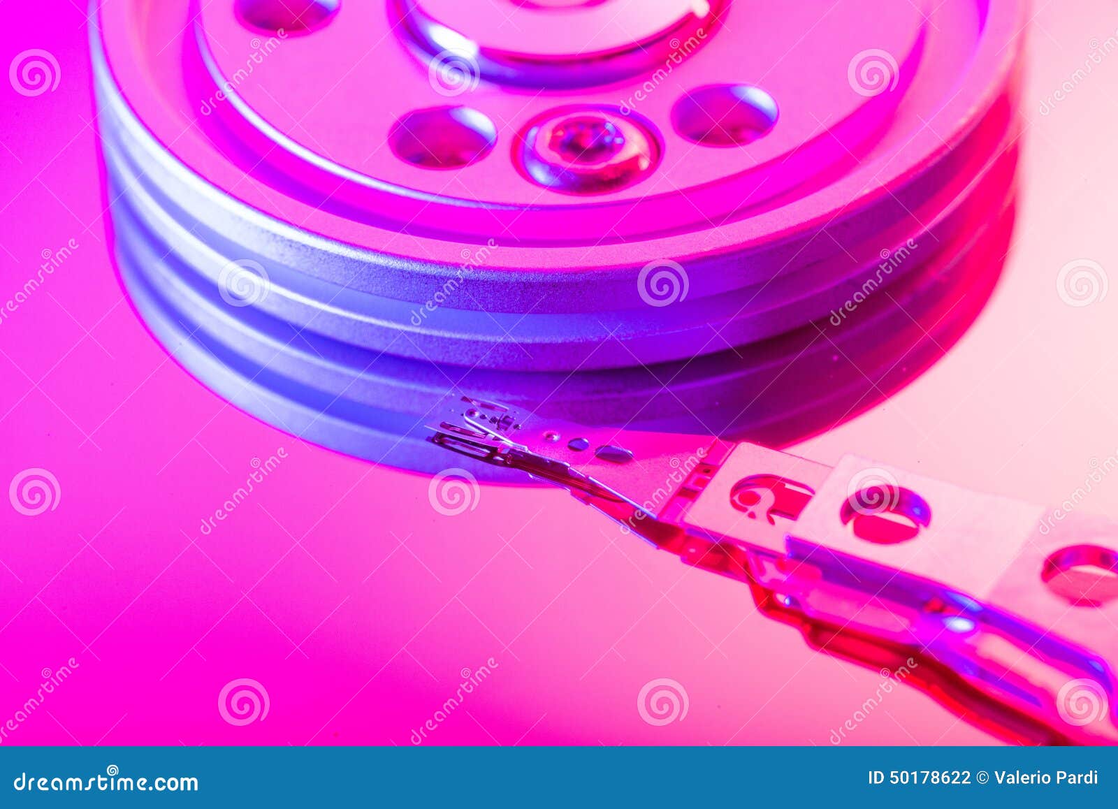 Hard disk drive plate stock photo. Image of disc, harddrive - 50178622
