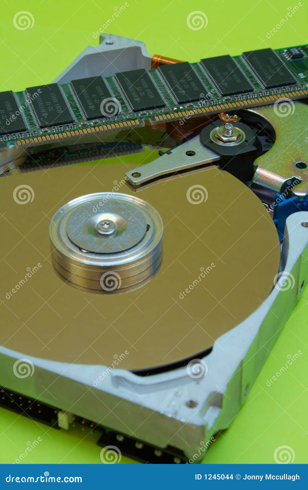Hard Disk Drive - RAM stock photo. Image of laptop, head - 1245044