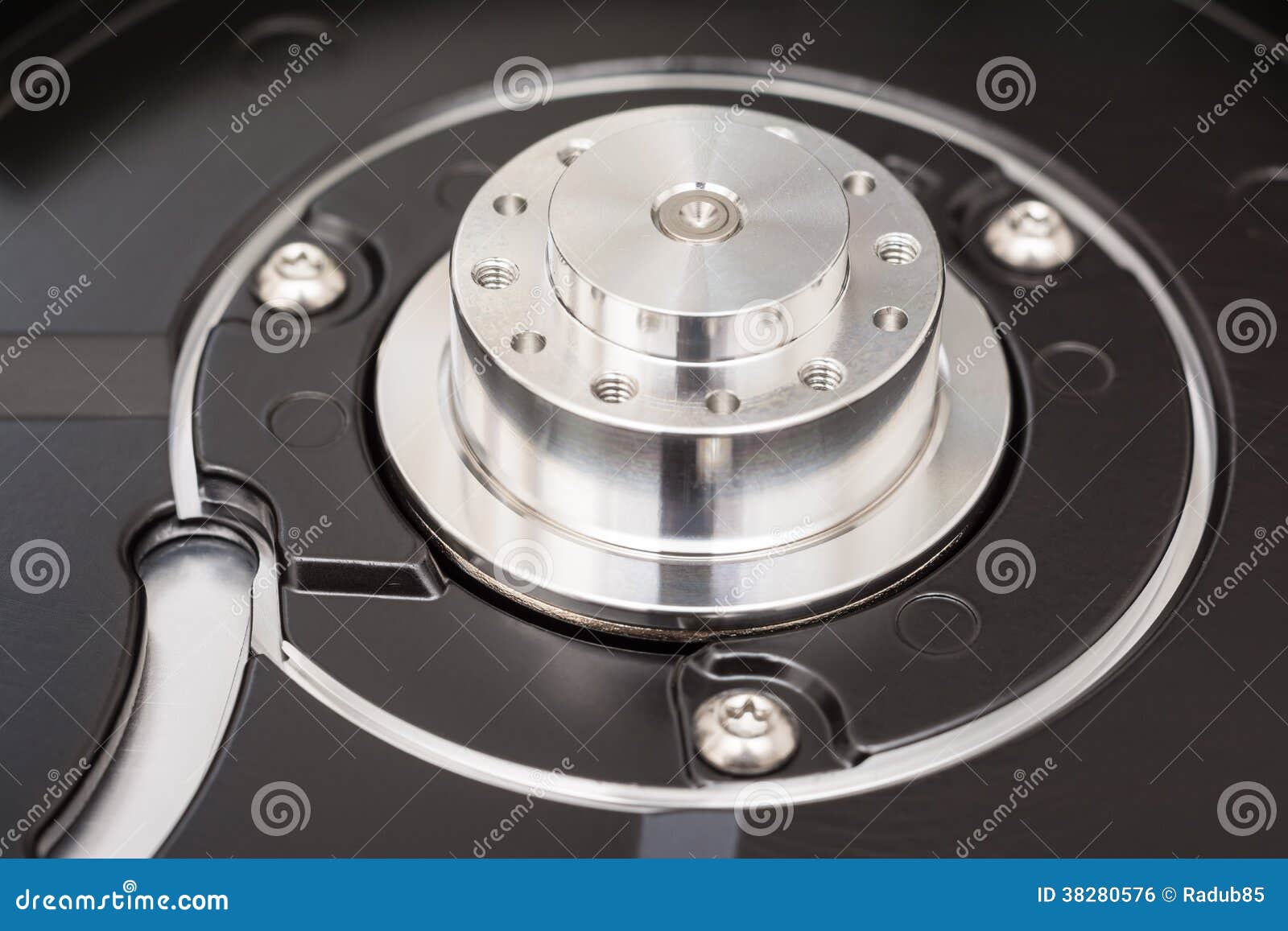 Hard Disk Drive Spindle stock photo. Image of memory - 38280576