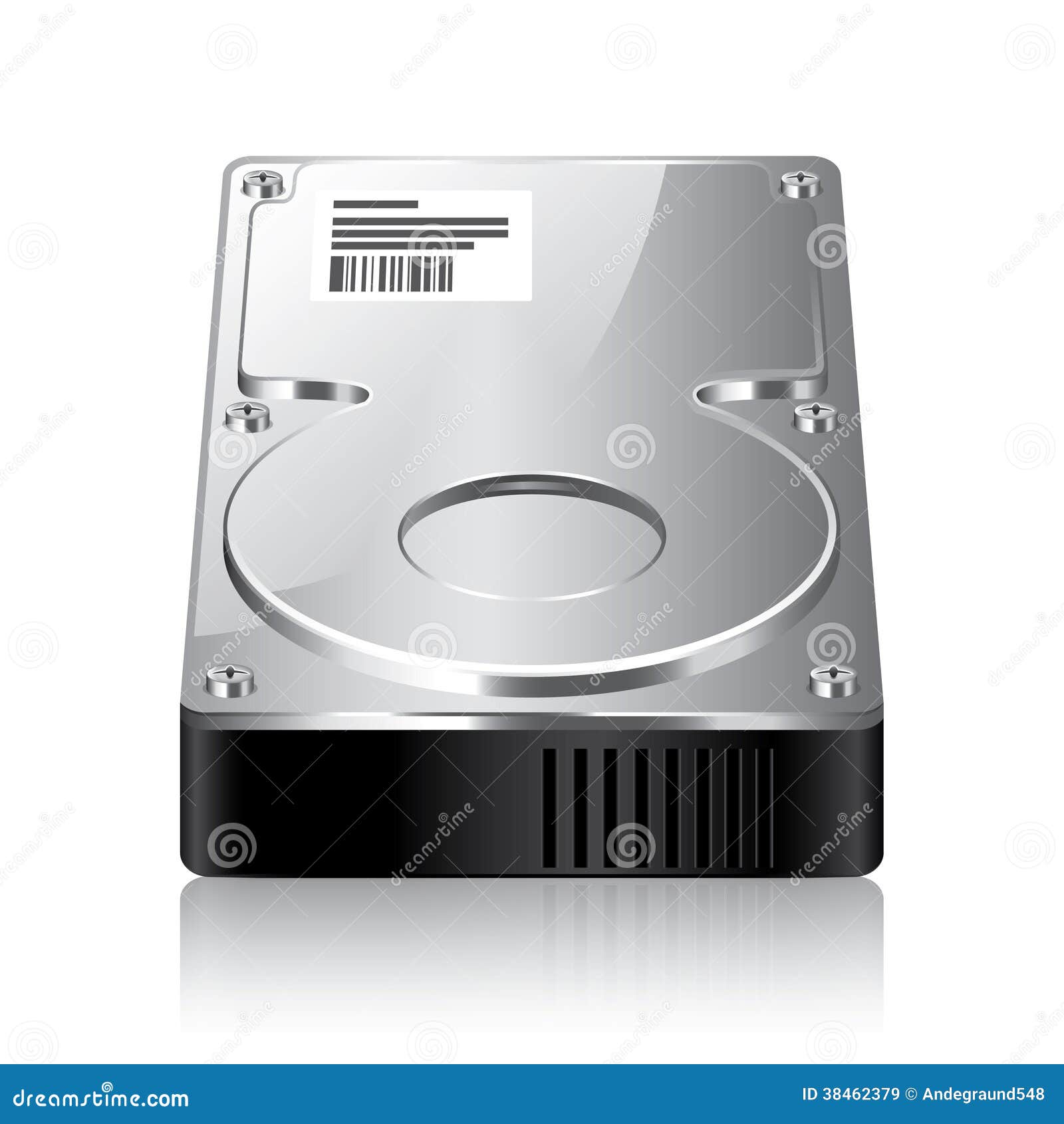 Hard Disk Drive Vector Illustration Stock Vector - Illustration of disk ...