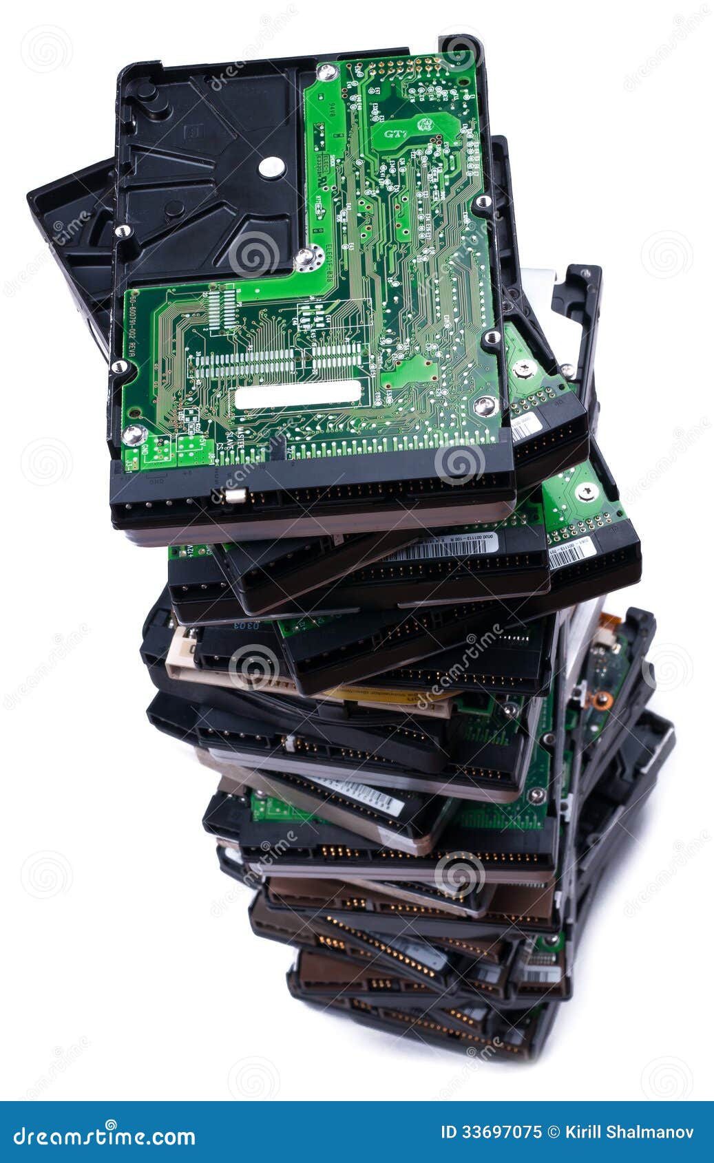 Hard disk drives stock image. Image of closeup, hardware - 33697075