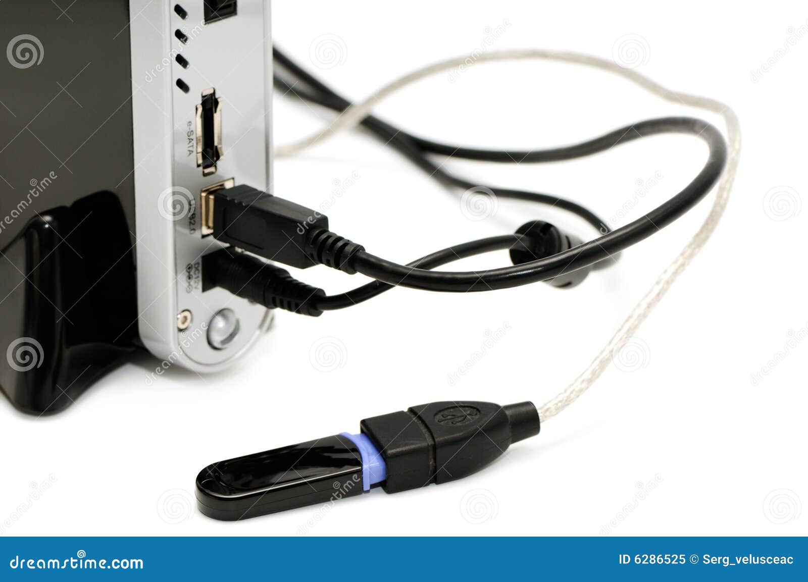 Hard disk and flash memory stock image. Image of isolated - 6286525