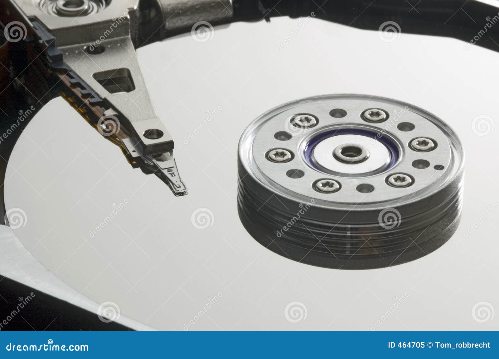 Hard disk (full DOF) stock image. Image of makro, storage - 464705