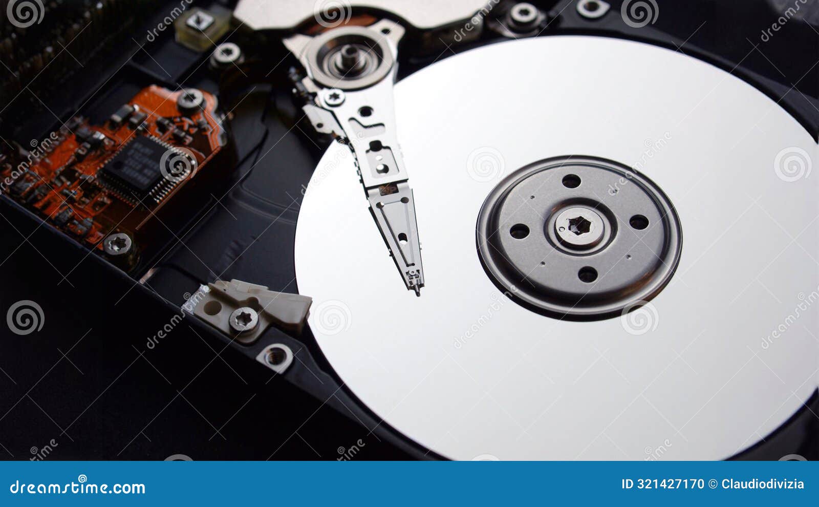 Hard disk hd stock photo. Image of technology, disc - 321427170