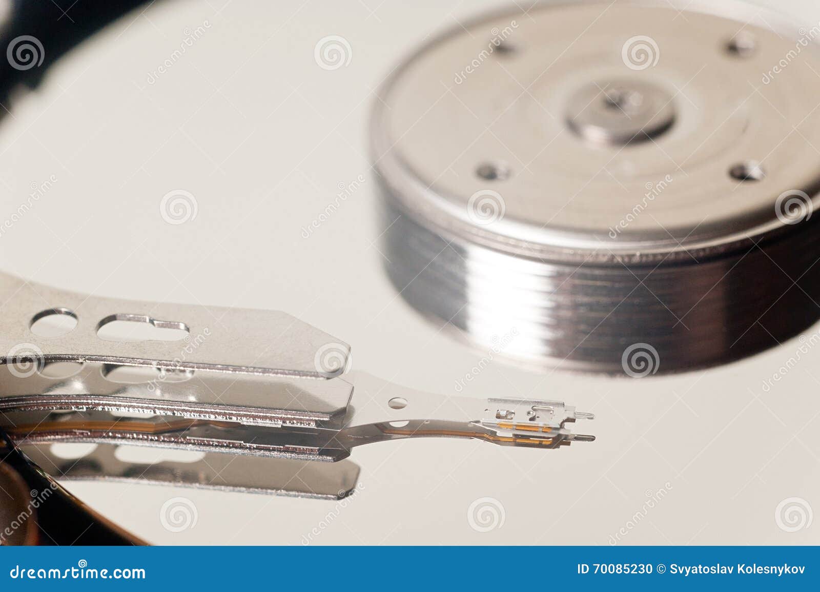 Hard Disk Internal Mechanism Hardware Stock Photo - Image of storage ...