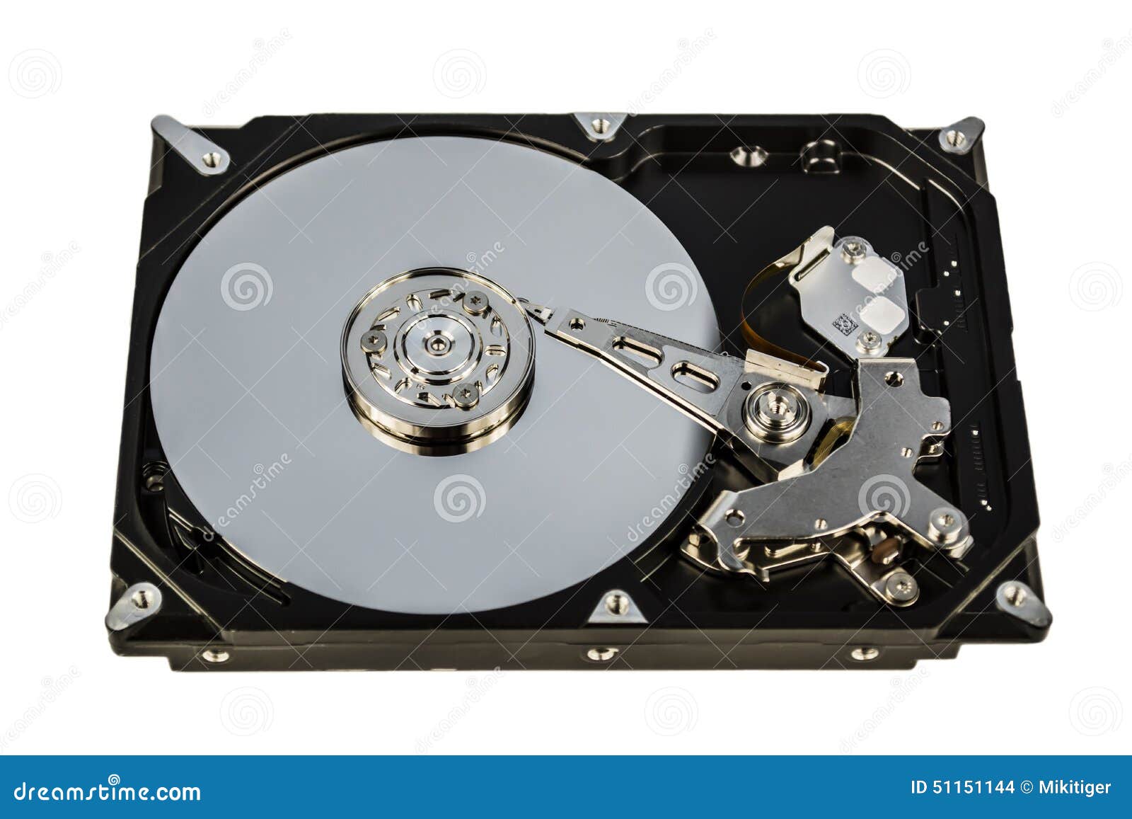 Hard disk stock photo. Image of hand, storage, information - 51151144