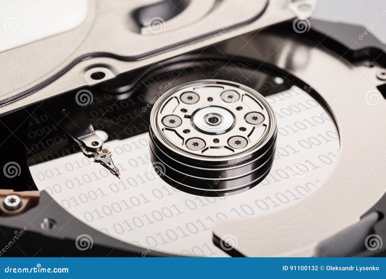 Hard disk memory close-up stock photo. Image of harddrive - 91100132