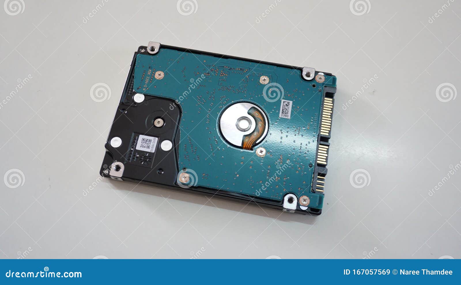 Hard Disk of a Notebook Computer Stock Image - Image of save, close ...