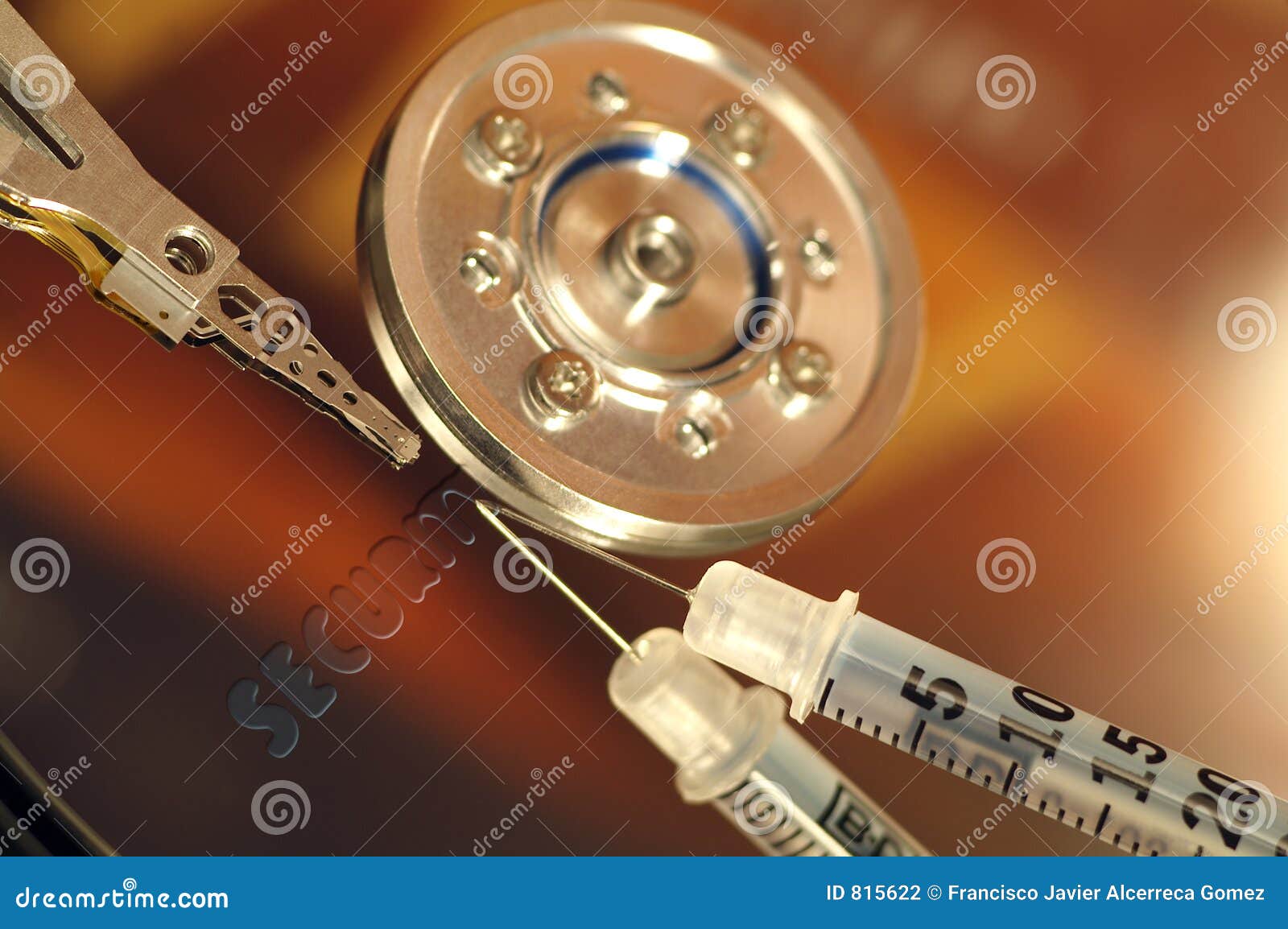Hard disk protection stock photo. Image of care, precaution - 815622