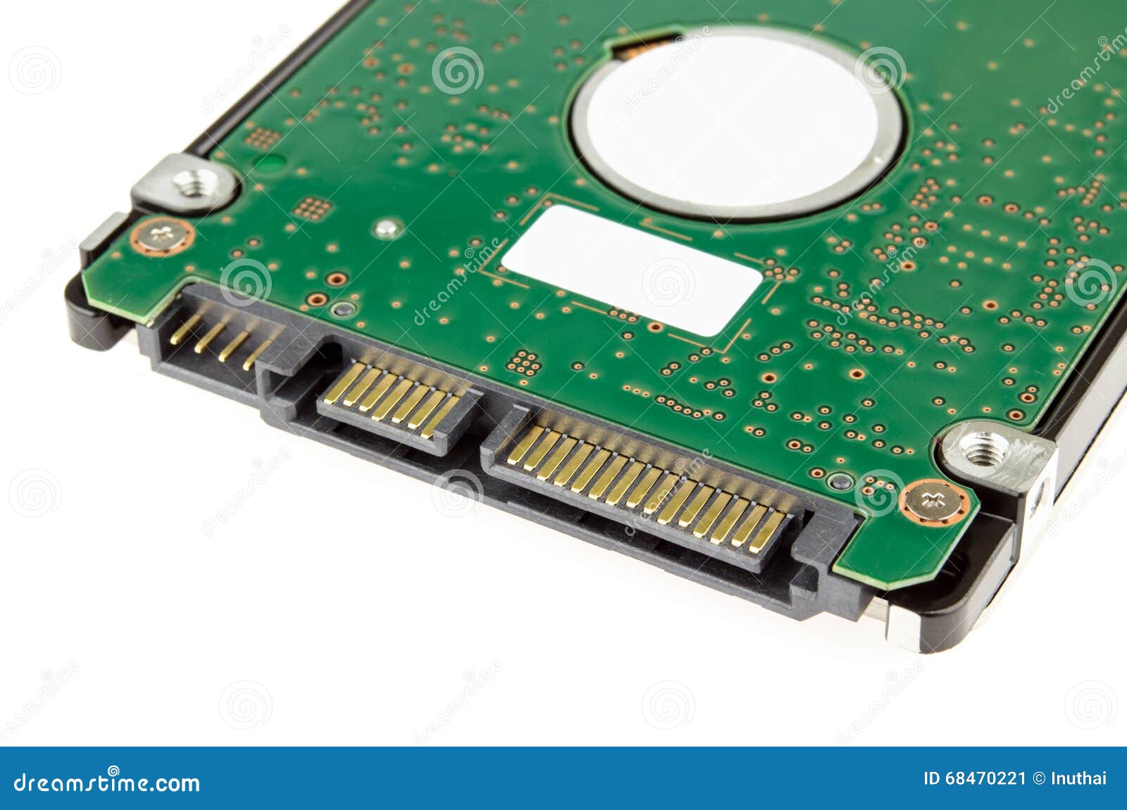 SATA Connector Ports On The Computer Motherboard Royalty-Free Stock ...