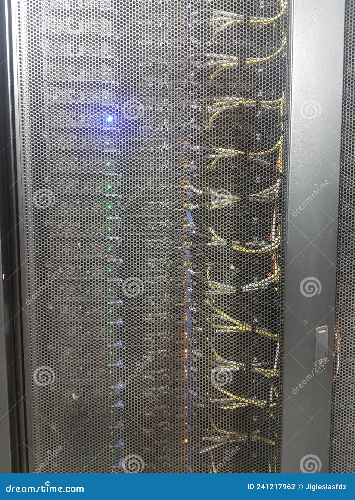 Ethernet Connections in a Rack Stock Photo - Image of supercomputer ...