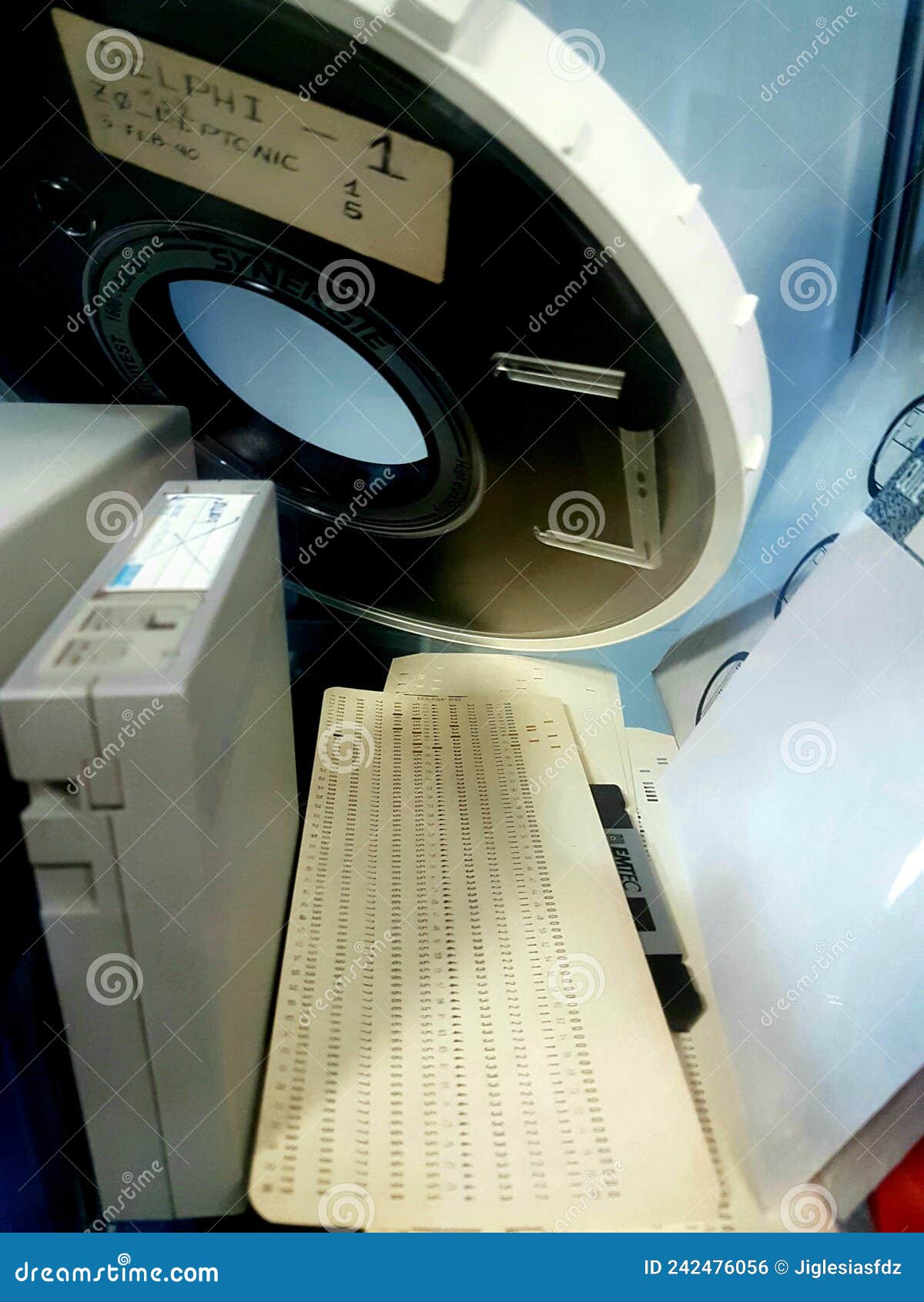 Hard Disks And Tapes From Old Computers Editorial Photo Image Of