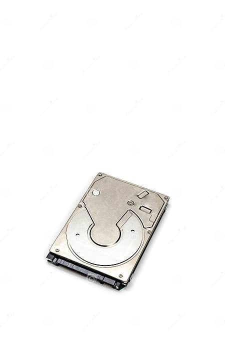 Hard Drive Angled Isolated on White Stock Image - Image of disk, data ...