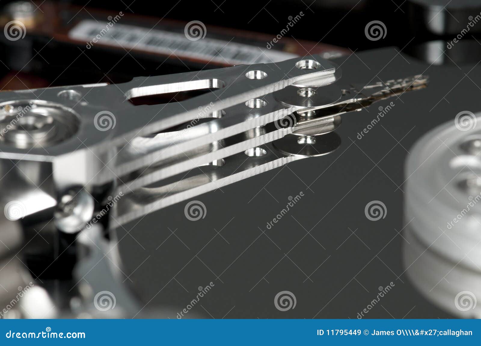 Hard Drive Arm stock image. Image of computer, digital - 11795449