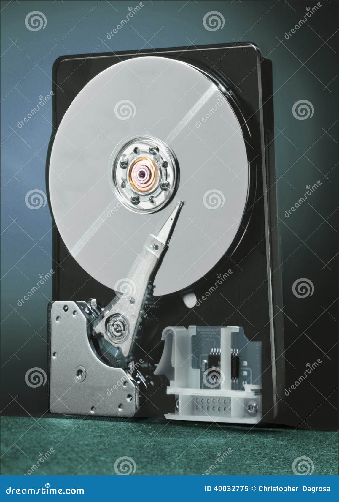 Hard-drive-computer-platter Stock Image - Image of uncased, shot: 49032775