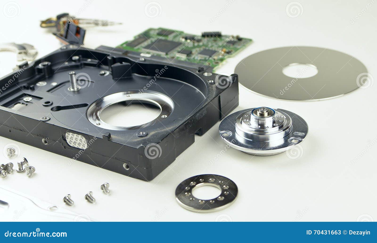 Hard Drive from the Computer Stock Image - Image of memory, internet ...