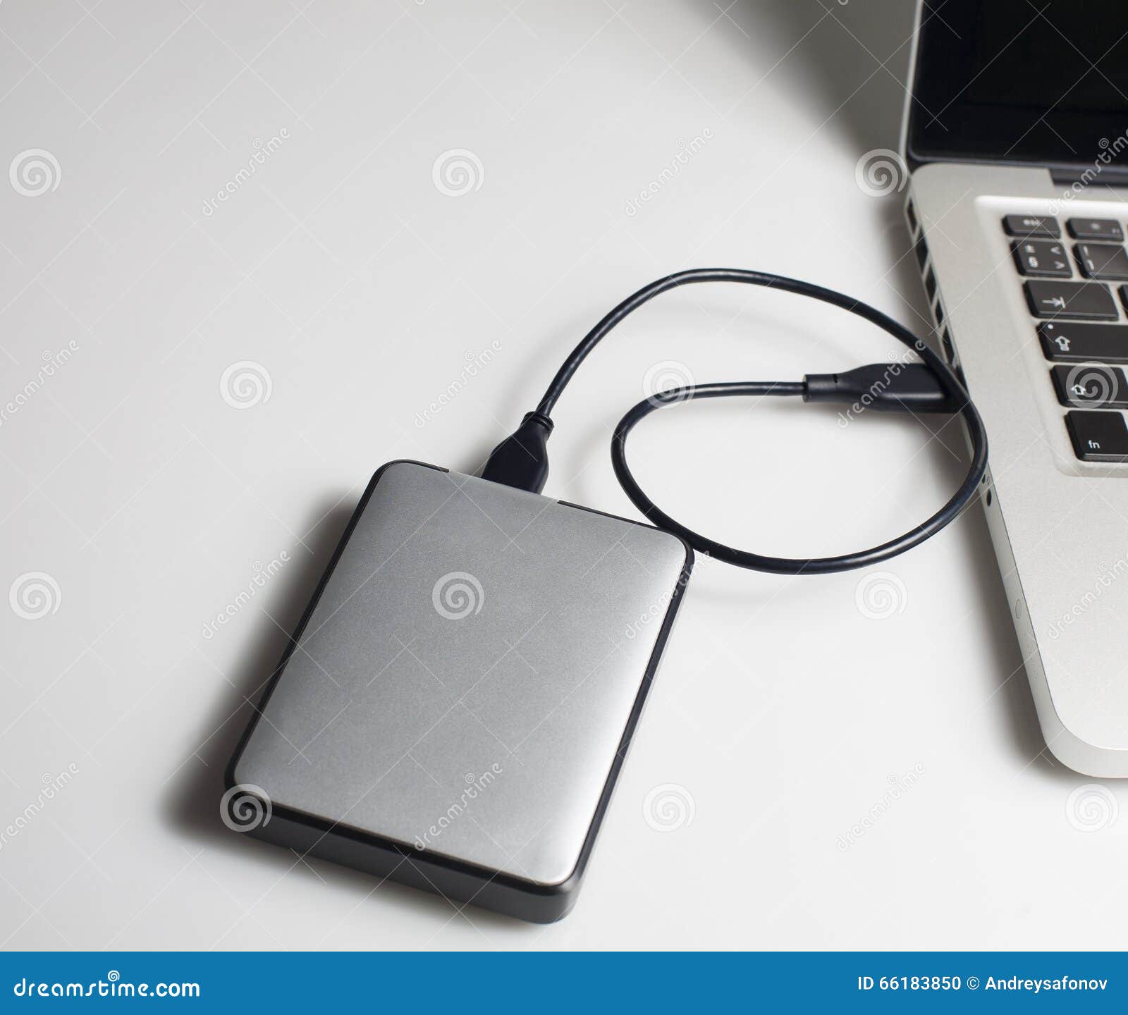 Hard Drive Connected To the Computer Stock Photo - Image of connect ...