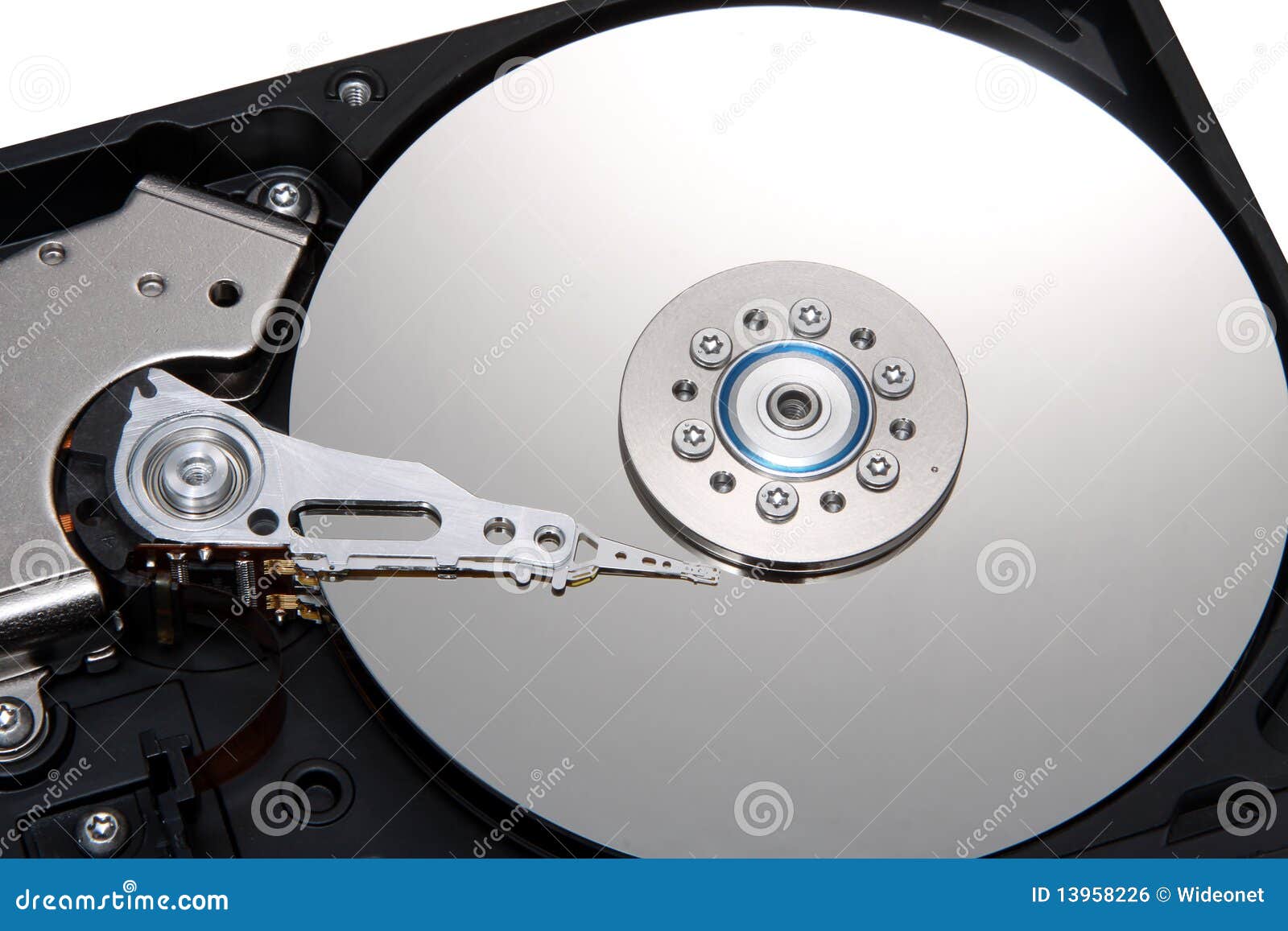 Hard drive disc. stock photo. Image of hard, clean, information - 13958226