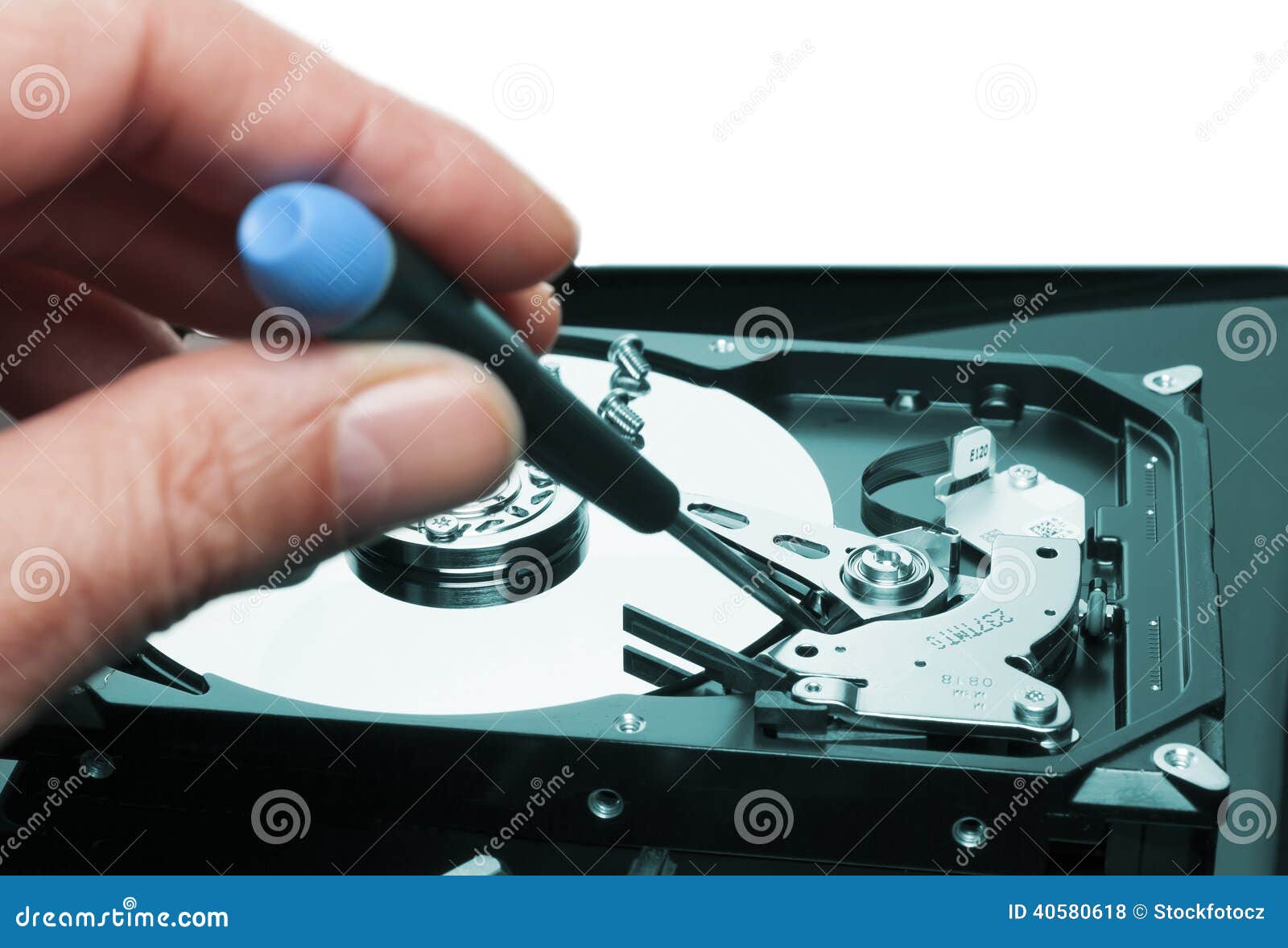 Hard drive fix stock photo. Image of magnetic, hard, detail - 40580618