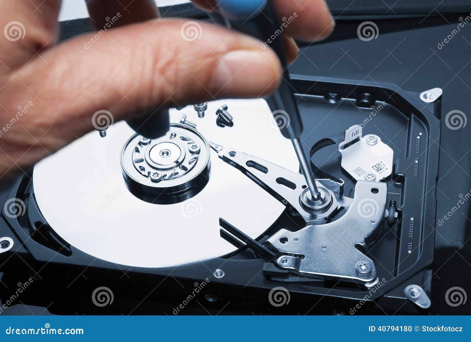Hard drive fix stock photo. Image of industry, encryption - 40794180