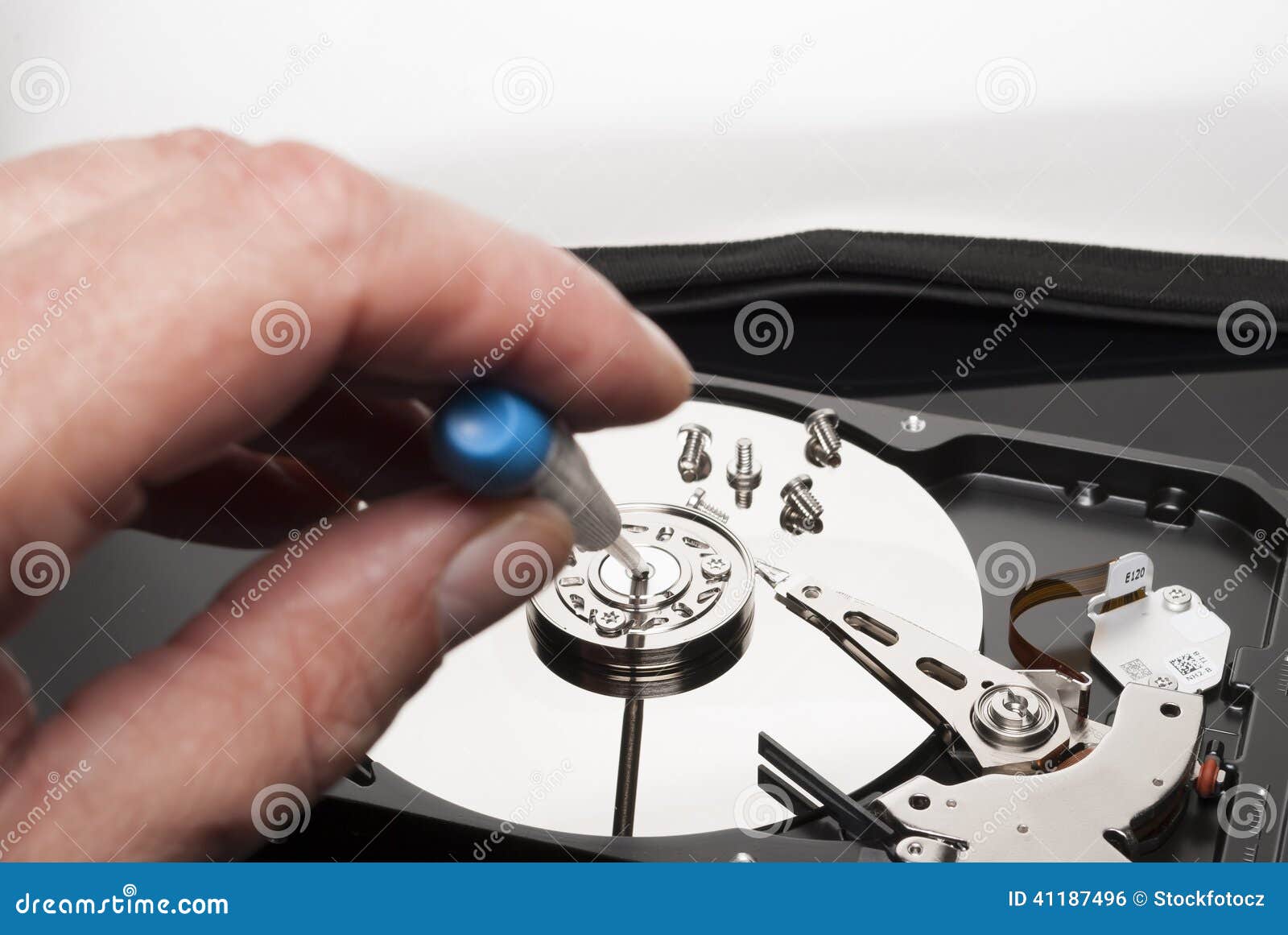 Hard drive fix stock photo. Image of electronics, backup - 41187496