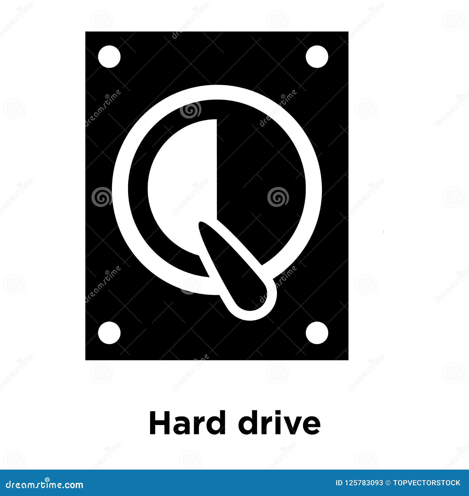 Hard Drive Icon Vector Isolated on White Background, Logo Concept of ... Hard Drive Icon Vector Isolated on White Background, Logo Concept of ...
