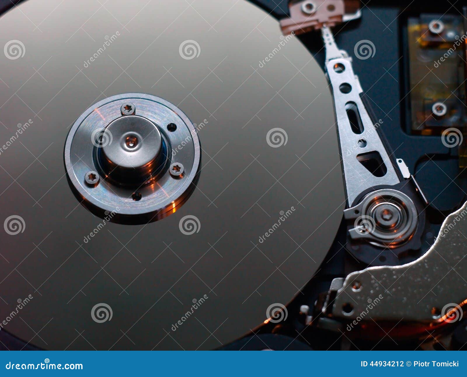 Hard drive stock photo. Image of head, record, close - 44934212