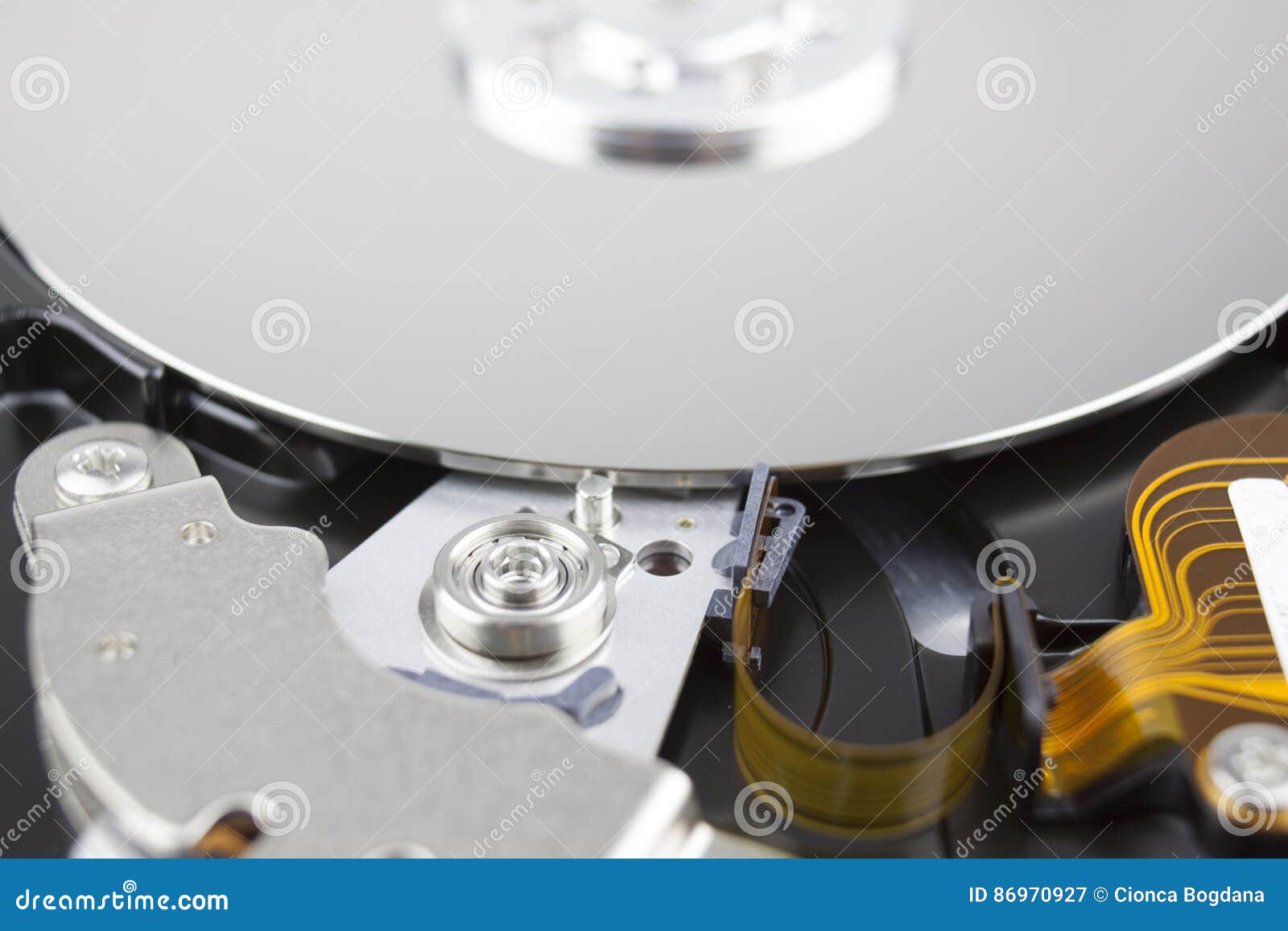 Hard Drive Internal Components Stock Image - Image of component, file ...