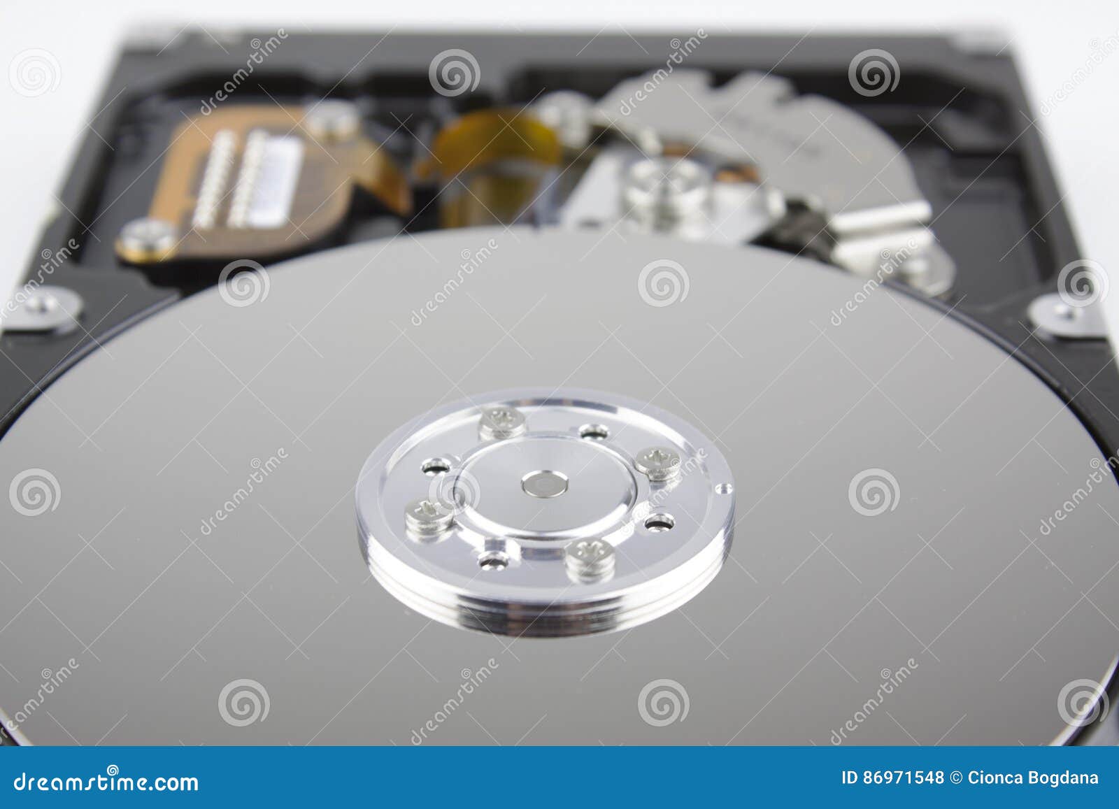 Hard Drive Internal Components Stock Photo - Image of hardware, drive ...