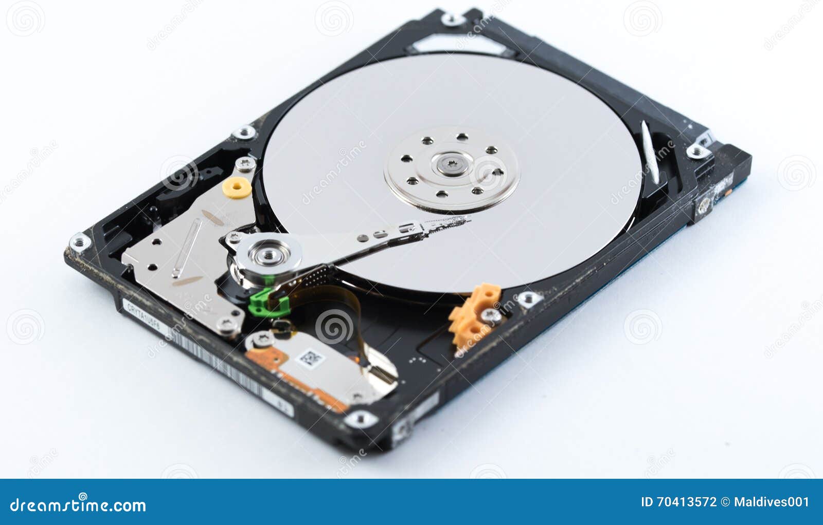 Hard drive internals stock photo. Image of file, device - 70413572