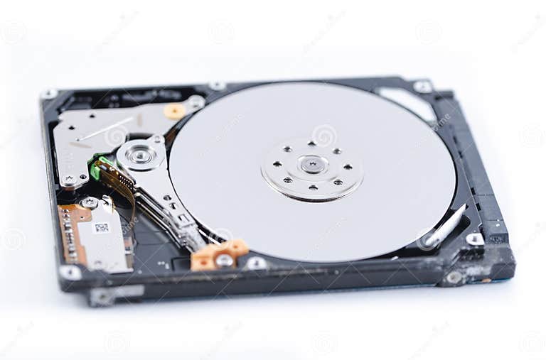 Hard drive internals stock image. Image of desktop, isolated - 70413599