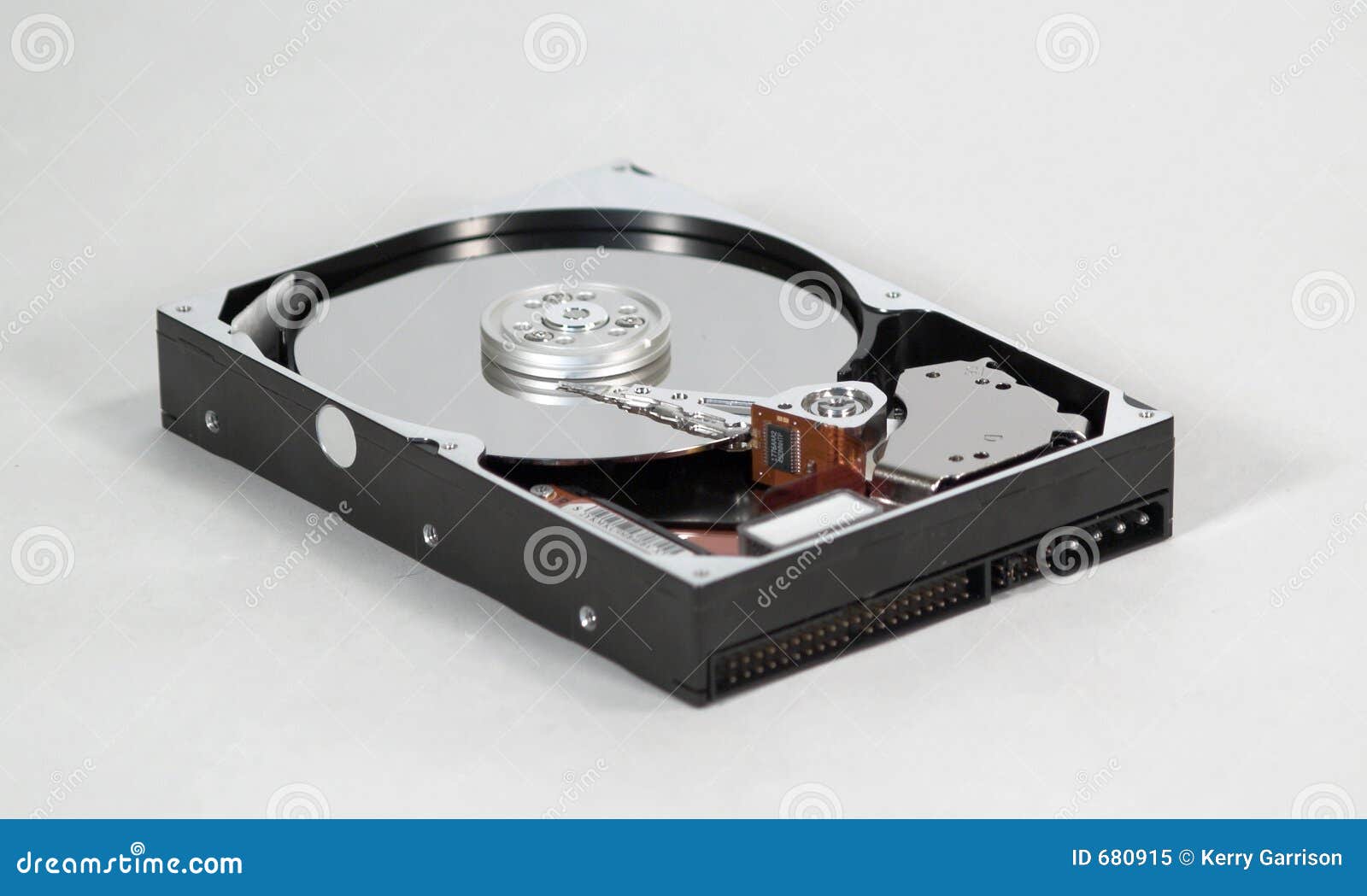 Hard drive low angle stock image. Image of hard, drive - 680915