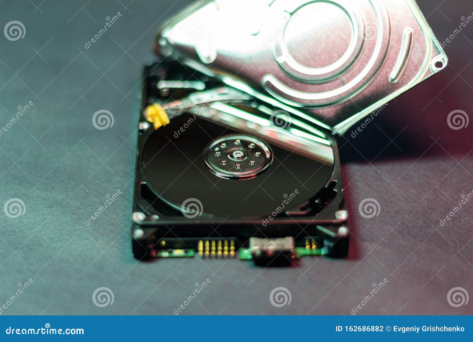 Hard Drive Open Hdd Memory Repair Deleted Data and Fix Stock Photo ...