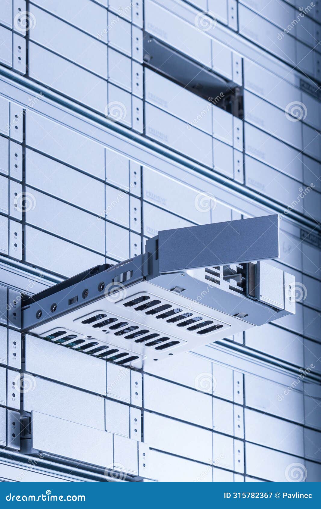 Hard Drive Repair Concept - Hard Disk Inside Tray is Pulled Out Stock ...