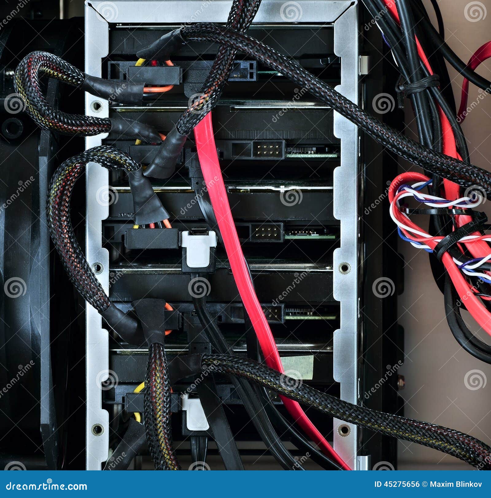 Hard drives stock photo. Image of raid, housing, datacenter - 45275656