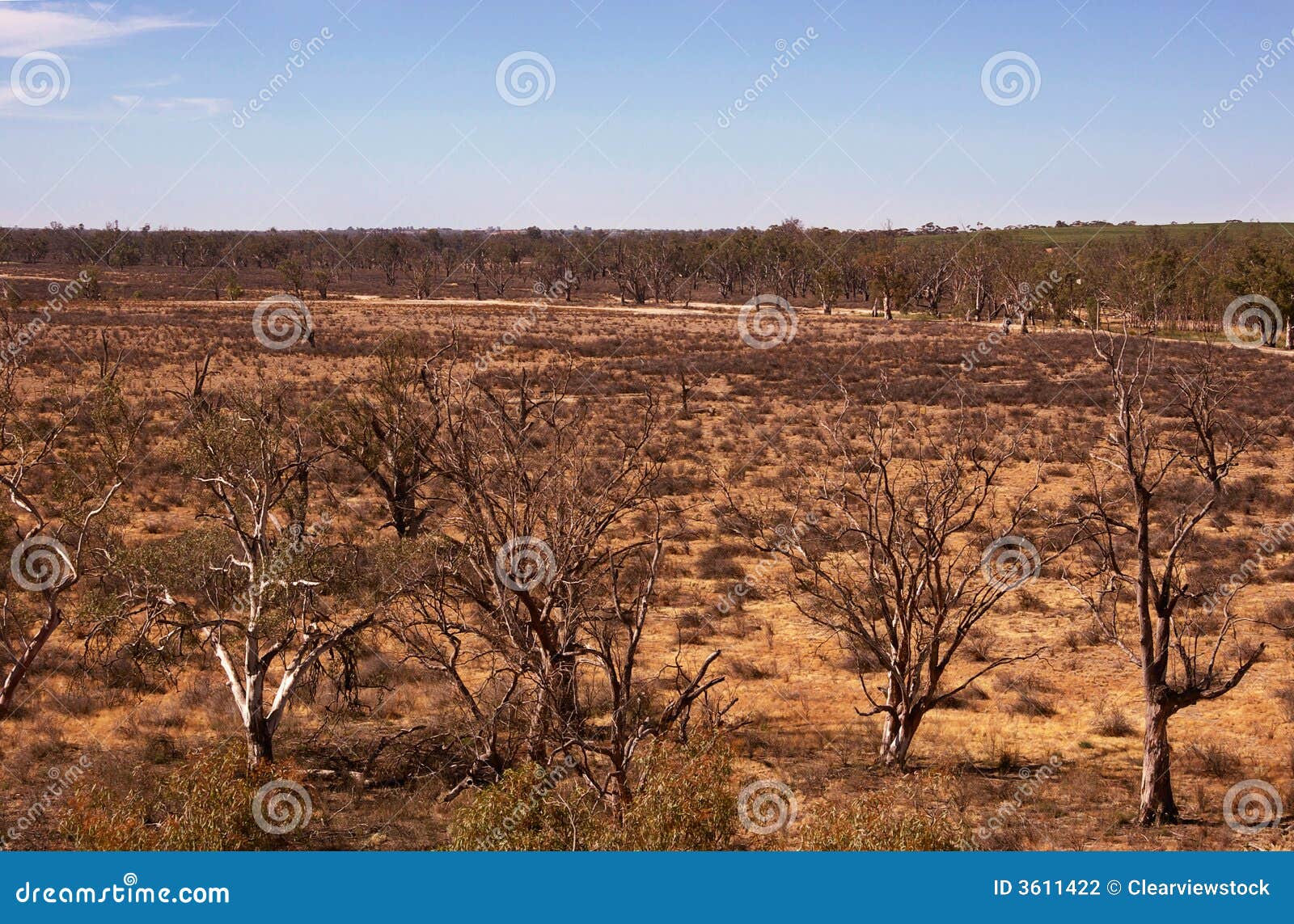 Hard Droog Land in De Droogte Stock Foto - Image of land, klimaat: 3611422