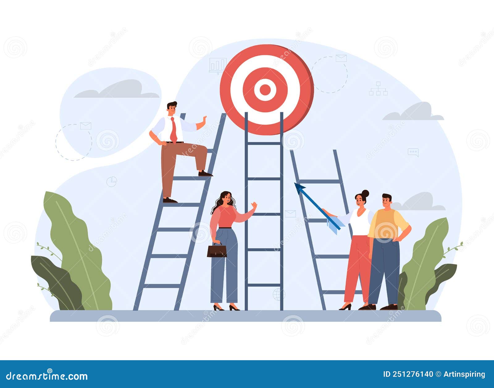 Hard or Easy Path Choice Concept. Difficult Decision-making, Stock ...