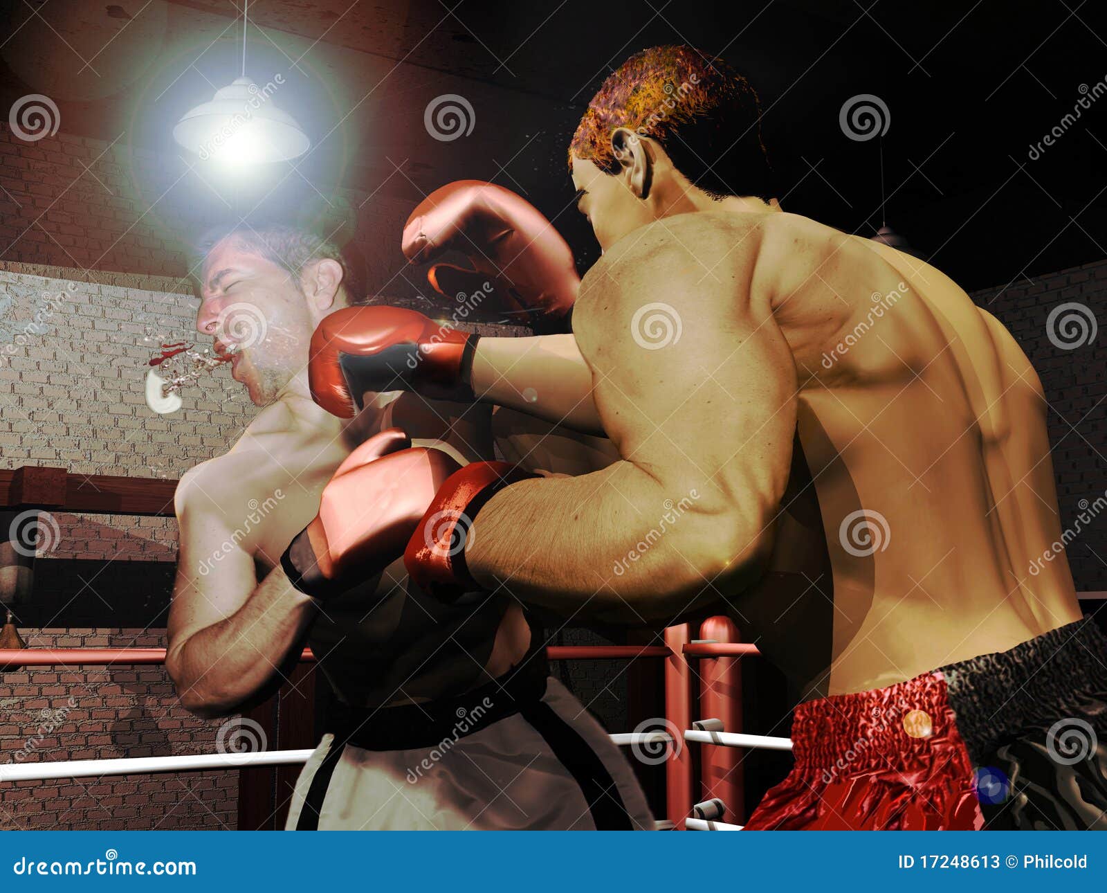 Hard fight stock illustration. Illustration of champion - 17248613