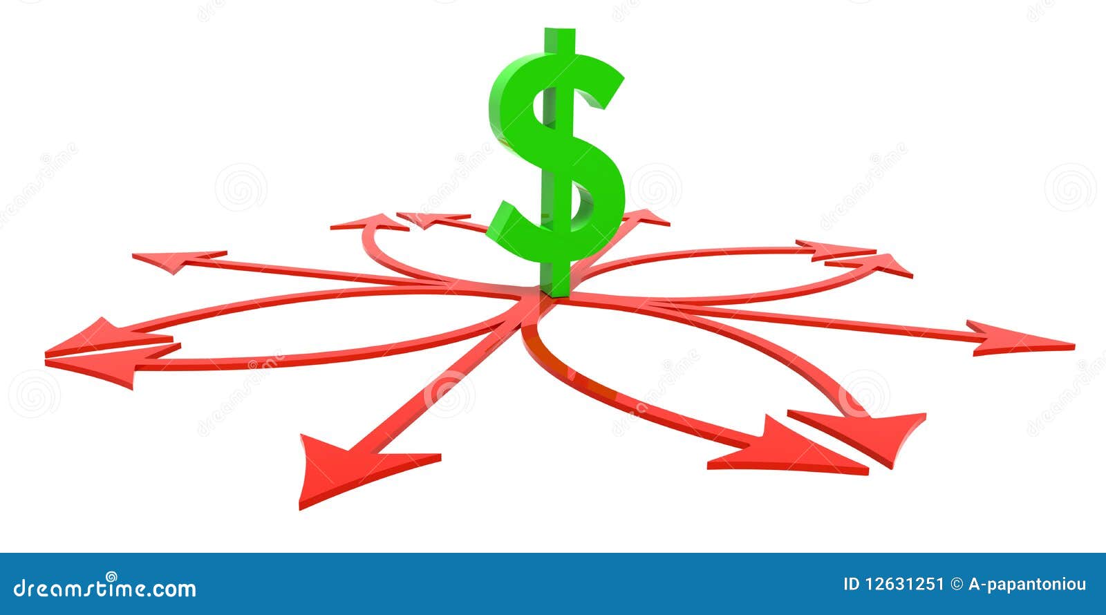 Hard Financial Decision stock illustration. Illustration of isolated ...