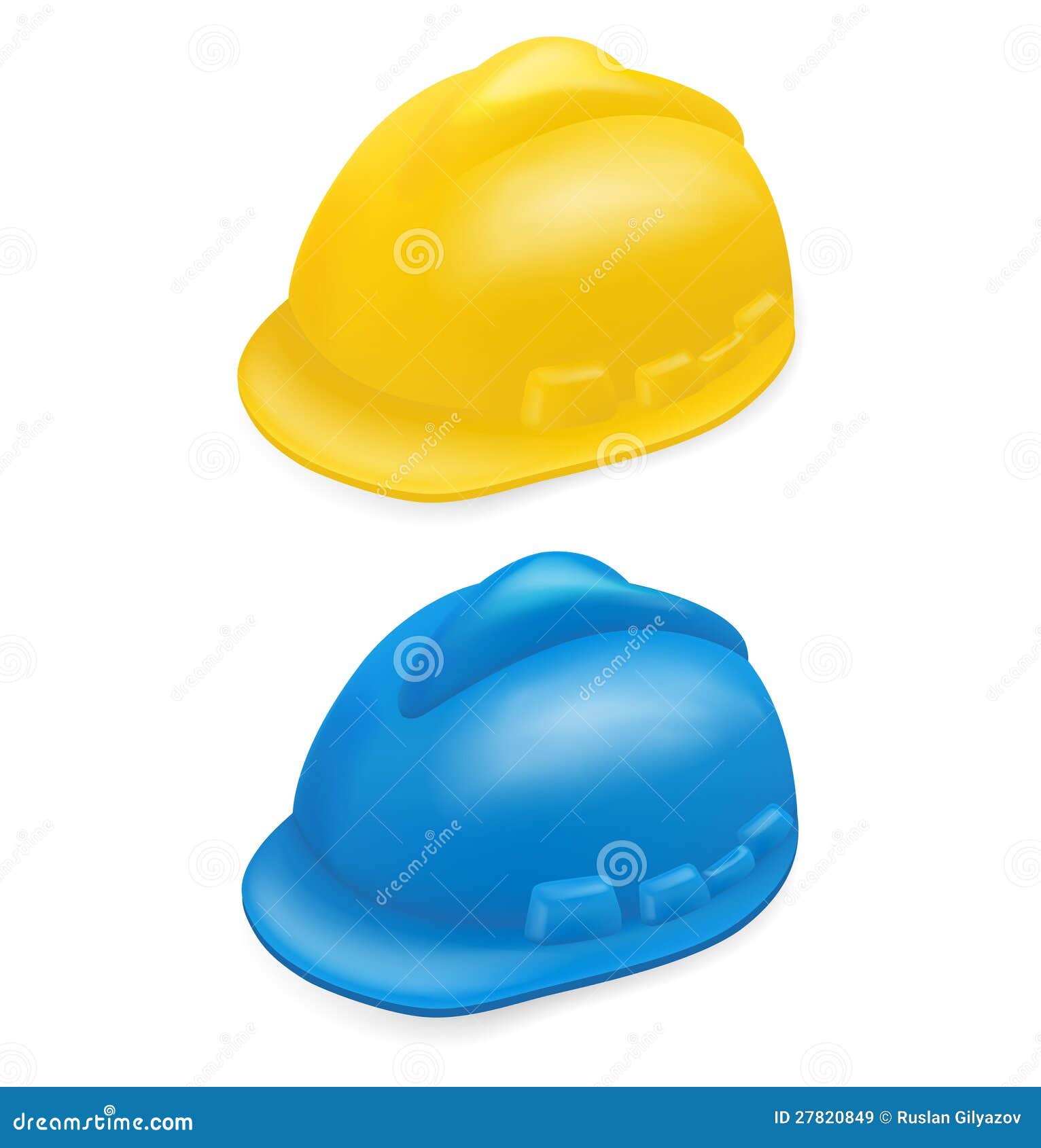 Blue Hard Hat Clip Art