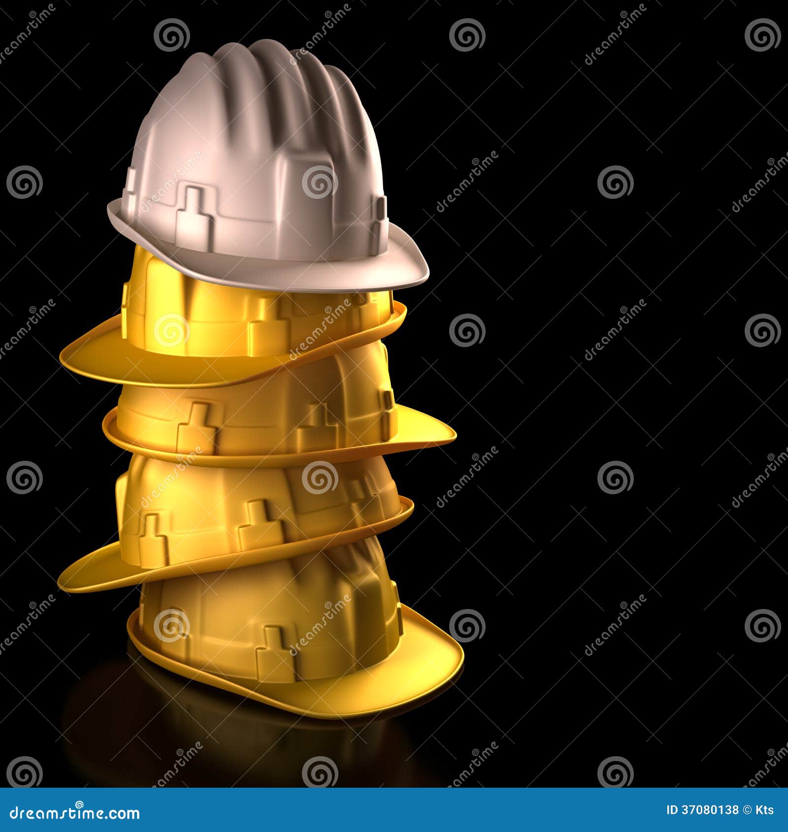 Hard Hat Boss stock illustration. Illustration of construction - 37080138