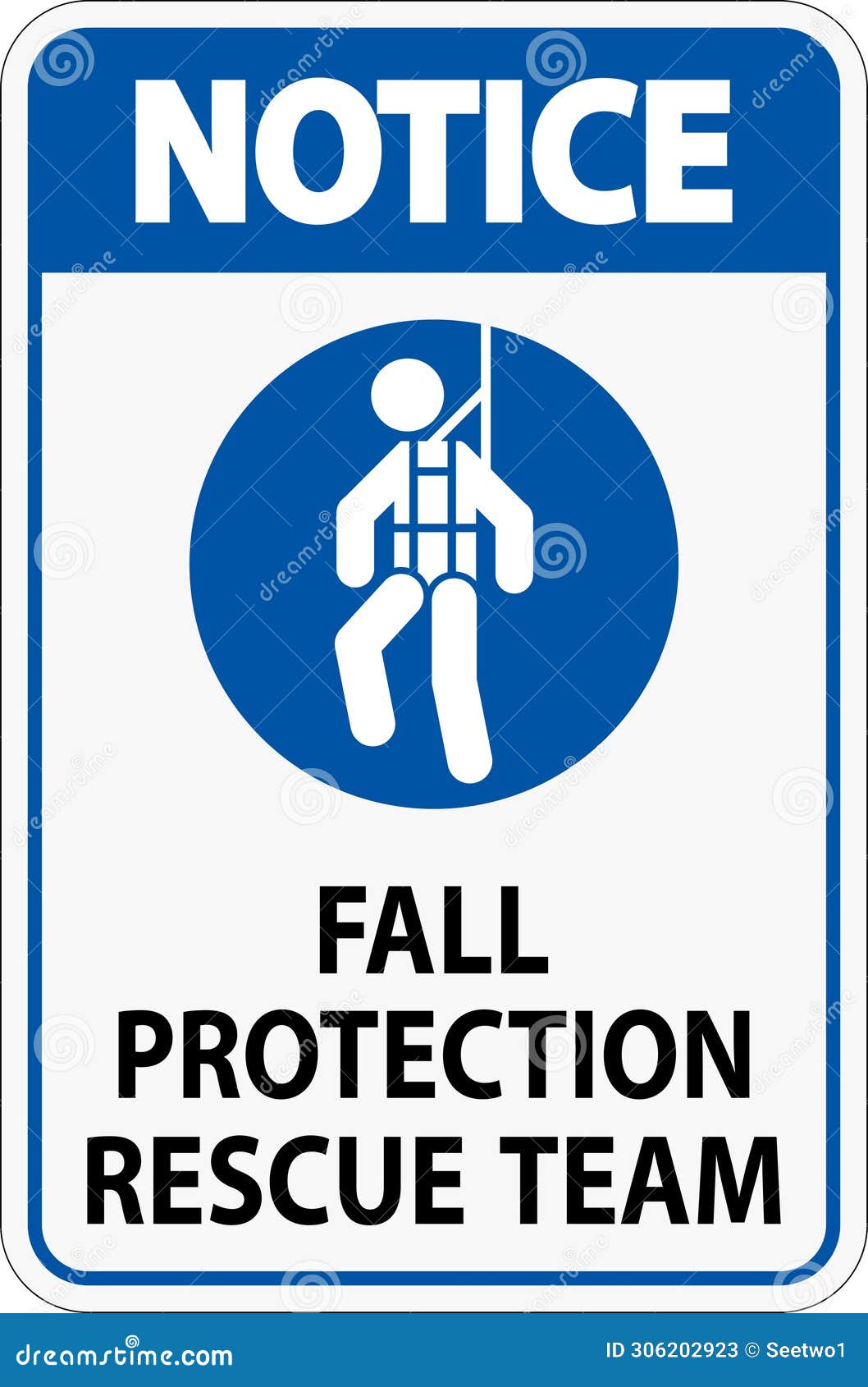 Notice Fall Hazard From Conveyor Symbol Sign, Vector Illustration ...