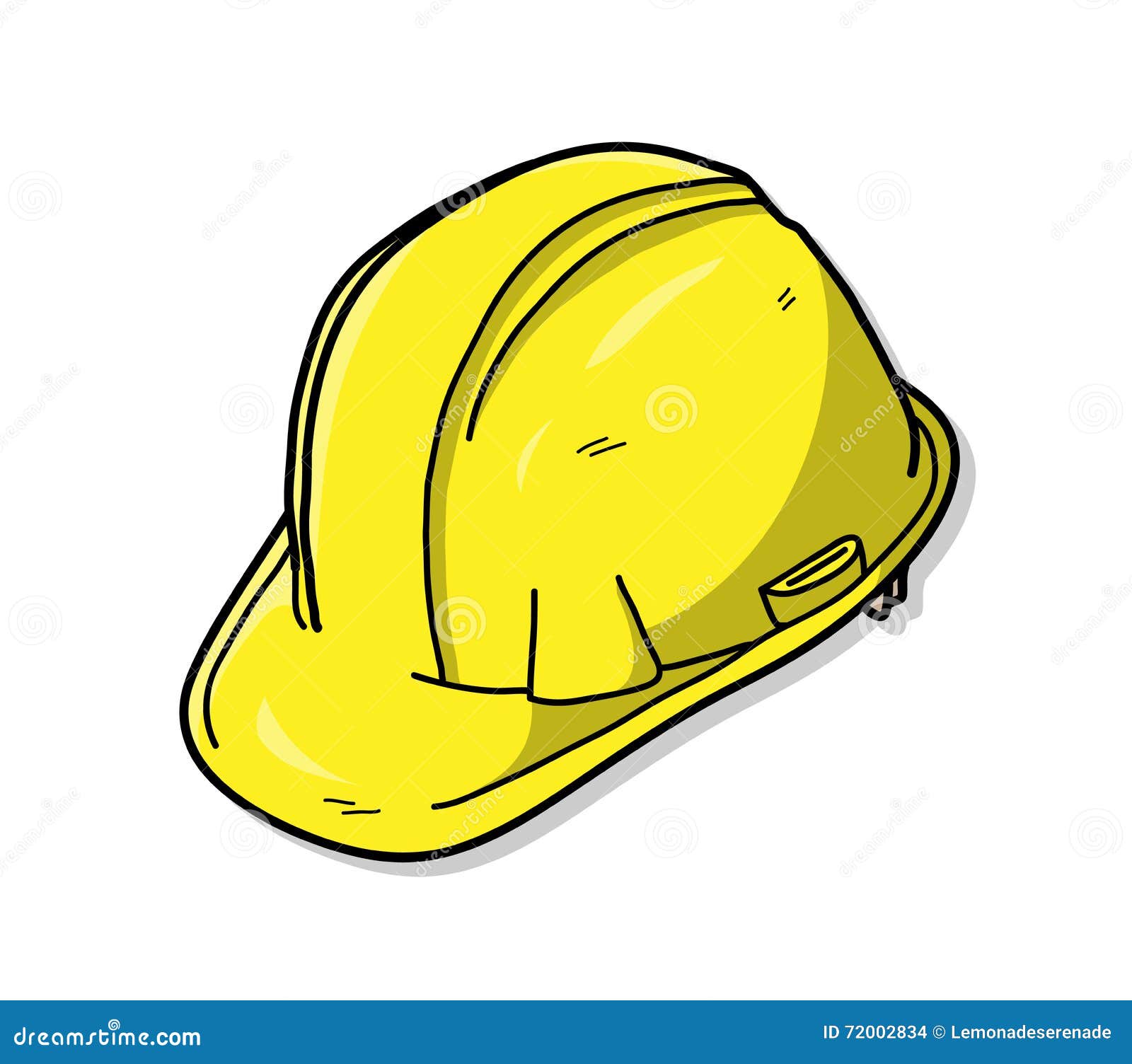 Construction Hat Drawing