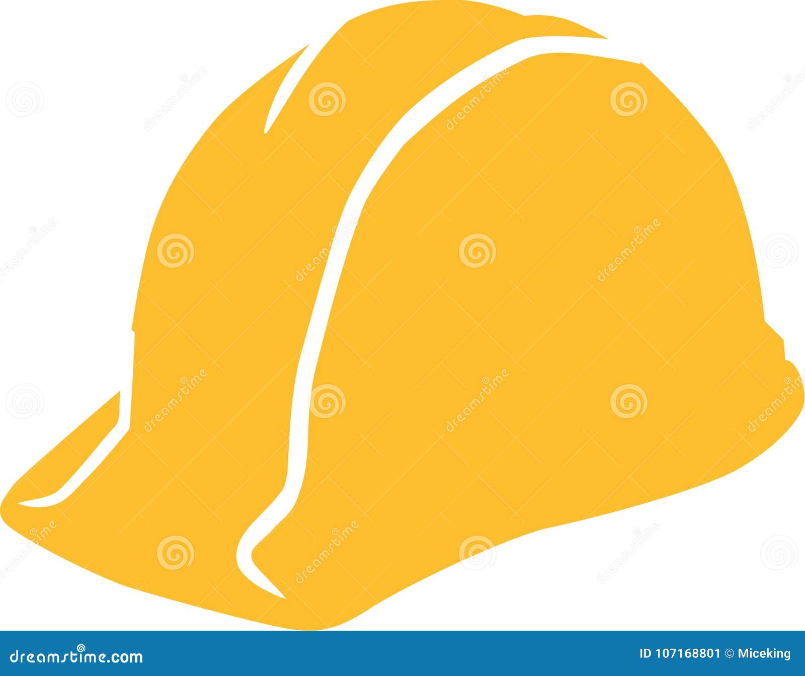 Hard hat vector stock vector. Illustration of worker - 107168801